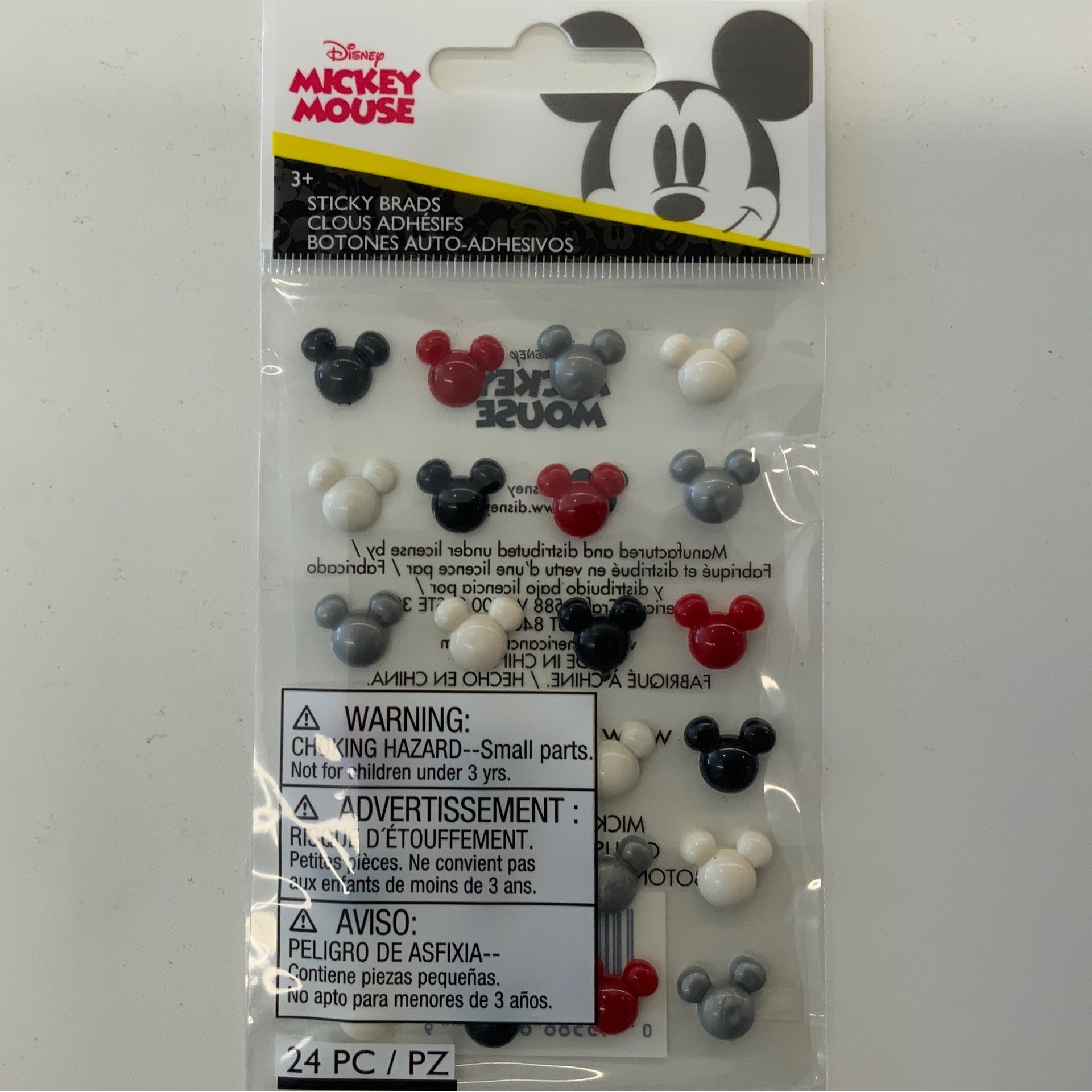 Disney Mickey Mouse Sticky Brads | Krafts By Kathleen